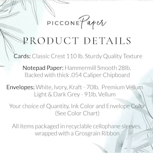 Personalized Modern Notepad, Personalized Calligraphy Notepad With ...