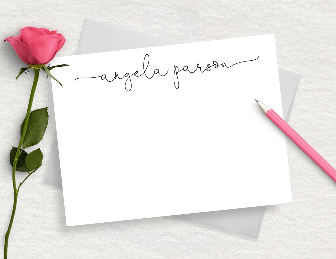 Personalized Stationery, Note Cards, Thank You Cards, Stationary Set ...