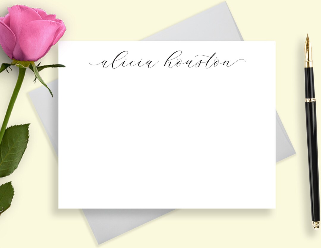 Personalized Stationary, Personalized Stationery Set, Thank You Cards ...