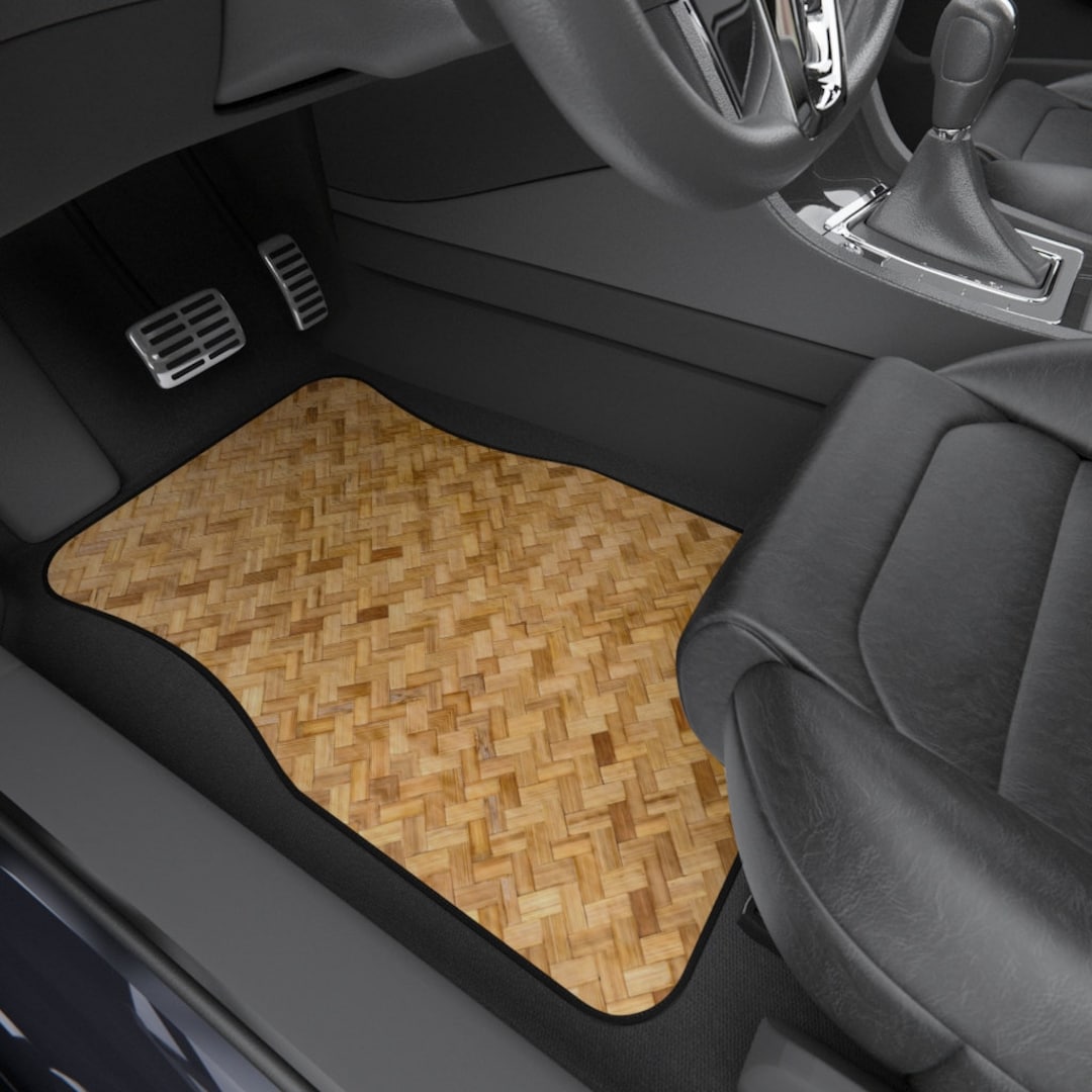 Basket Weave Car Mats (set of 4) - Etsy