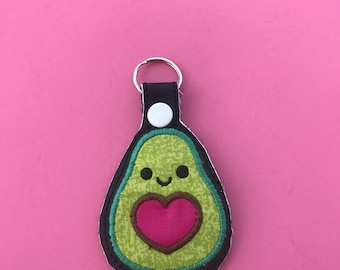 Embroidered keychain | Etsy