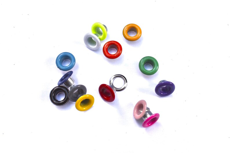 3mm 1/8 Colored Grommets 50ct 3mm Eyelets With Washers for - Etsy Canada