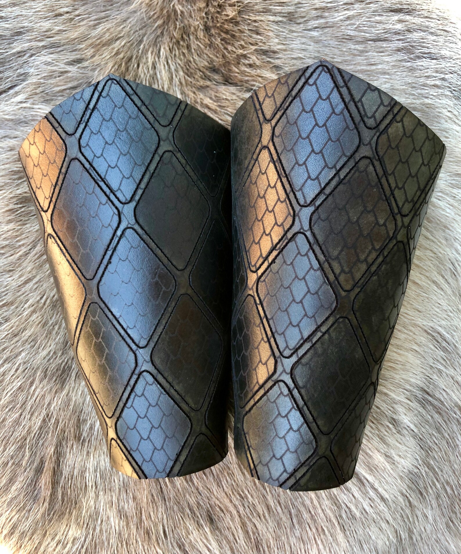 Dragonscale Bracers Multiple Colors Available Cosplay Arm | Etsy
