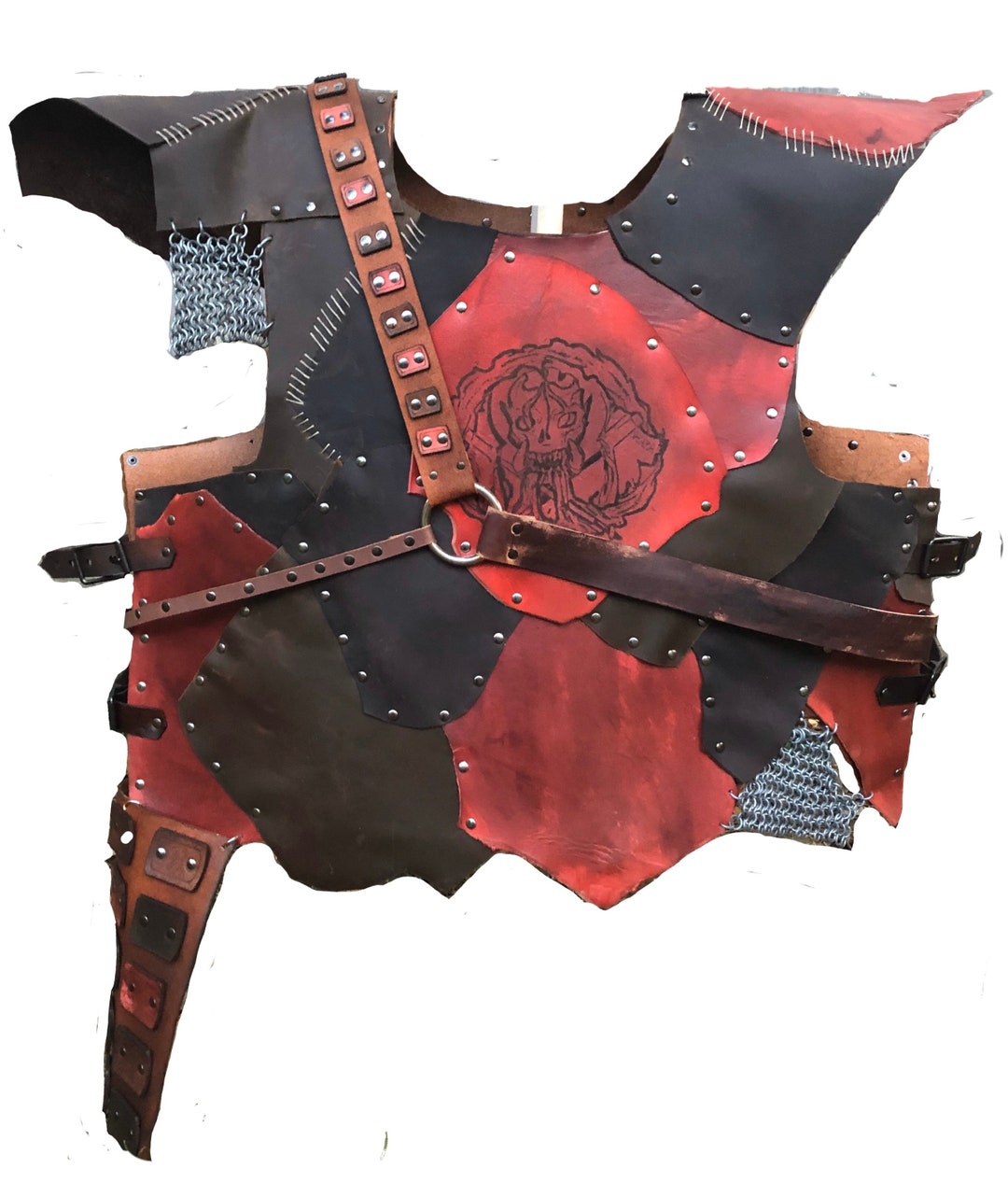 Barbarian Leather Armor Set P - Etsy