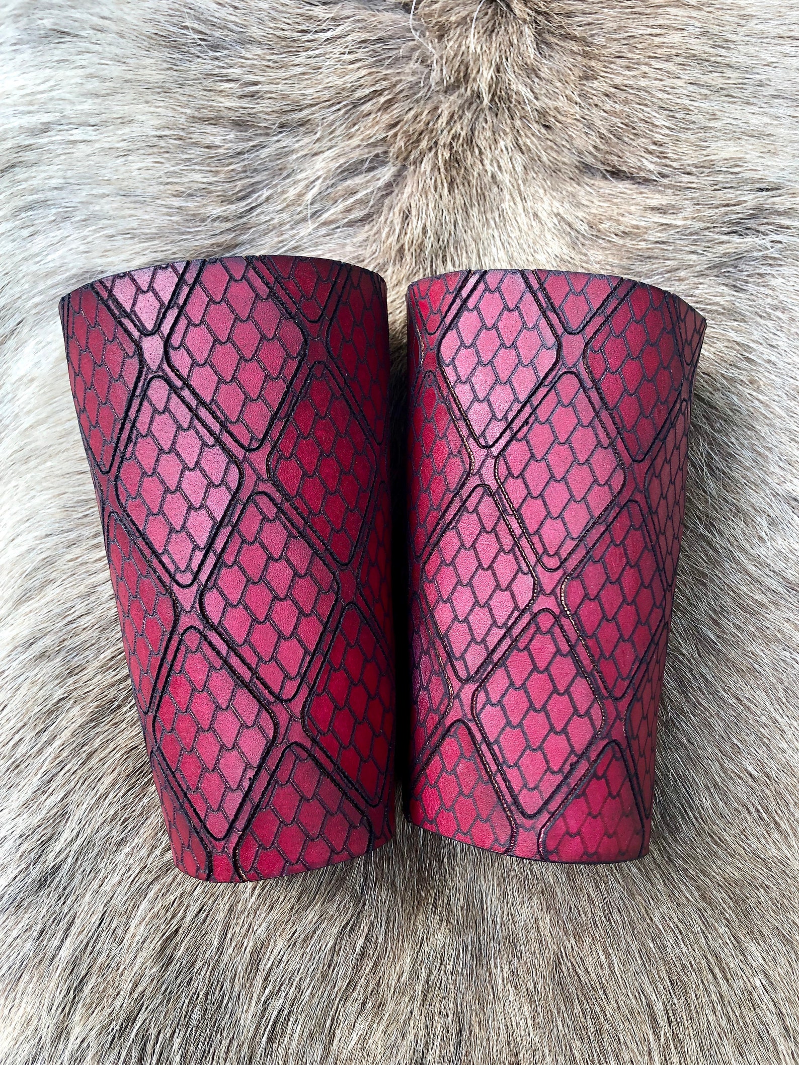 Leather Armor Bracers Cosplay Armor for Medieval Leather - Etsy