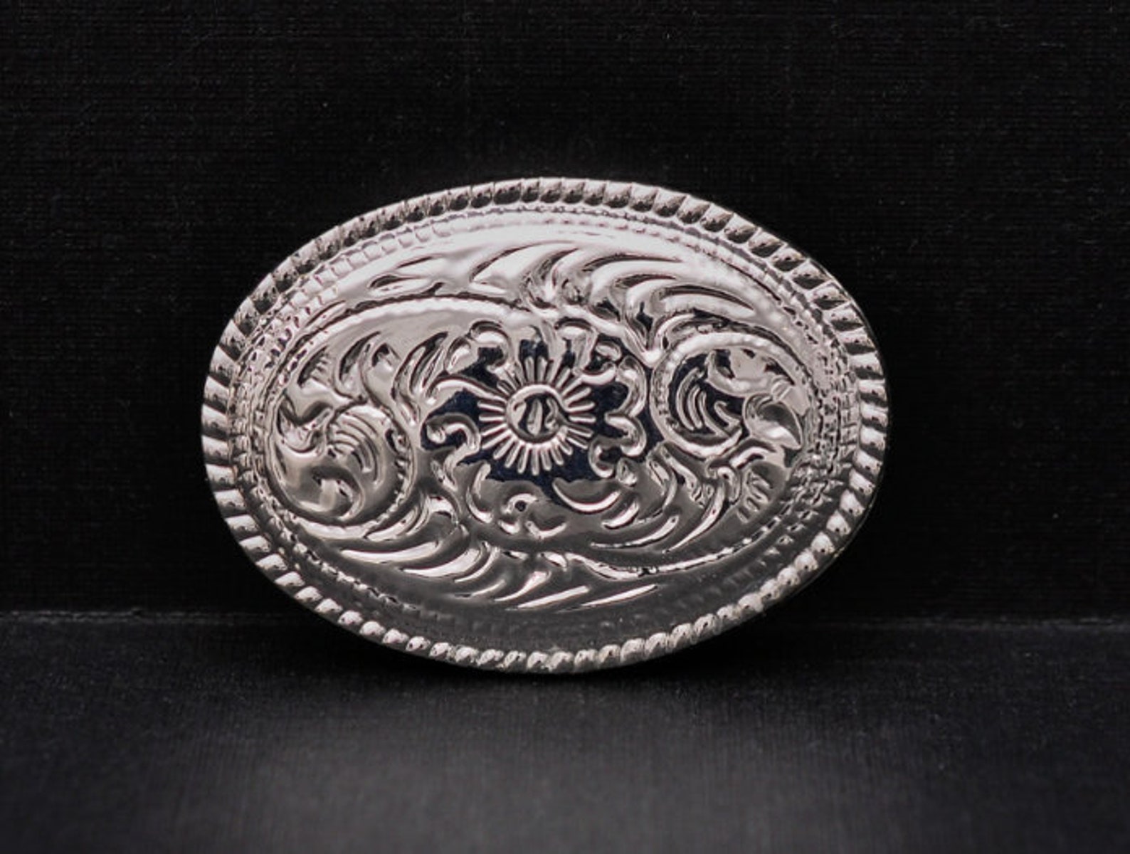 Silver Conchos Dragon Concho Crystal Concho Floral - Etsy