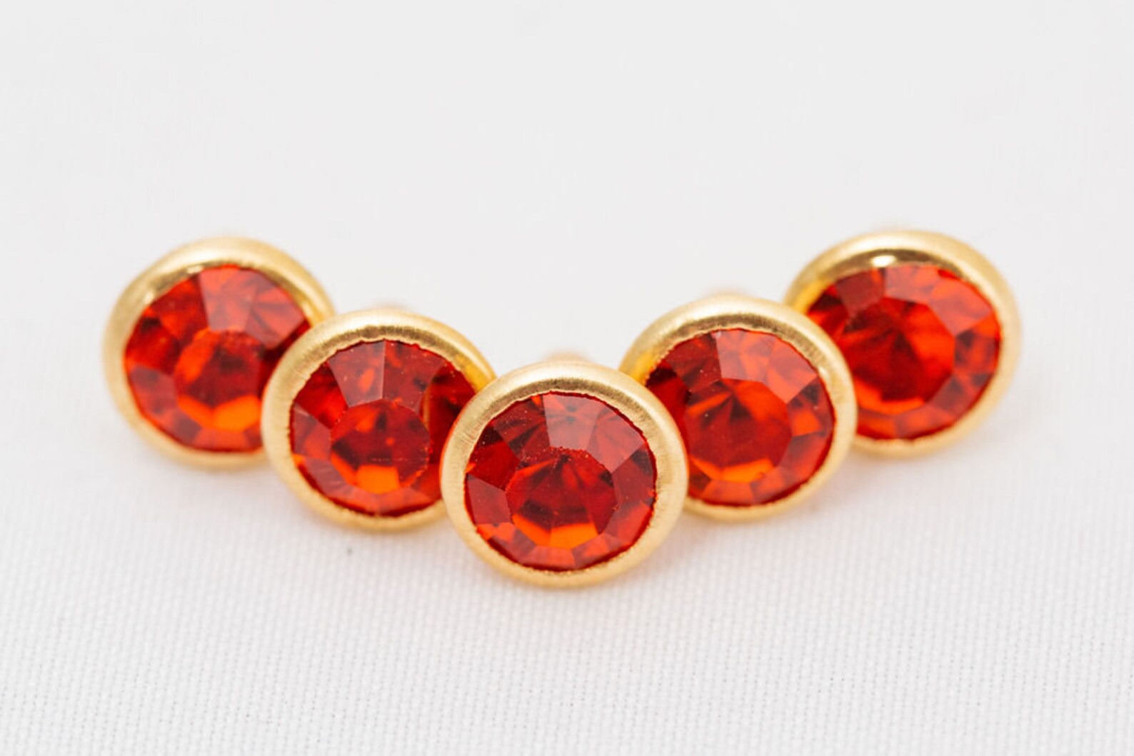 Gold Post Crystal Rivets 6mm Colored Crystal Rivets Gold - Etsy