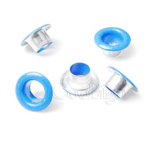 Colored Eyelets 50ct 3/16 Eyelets 5mm Eyelets for Leather, Clothing ...