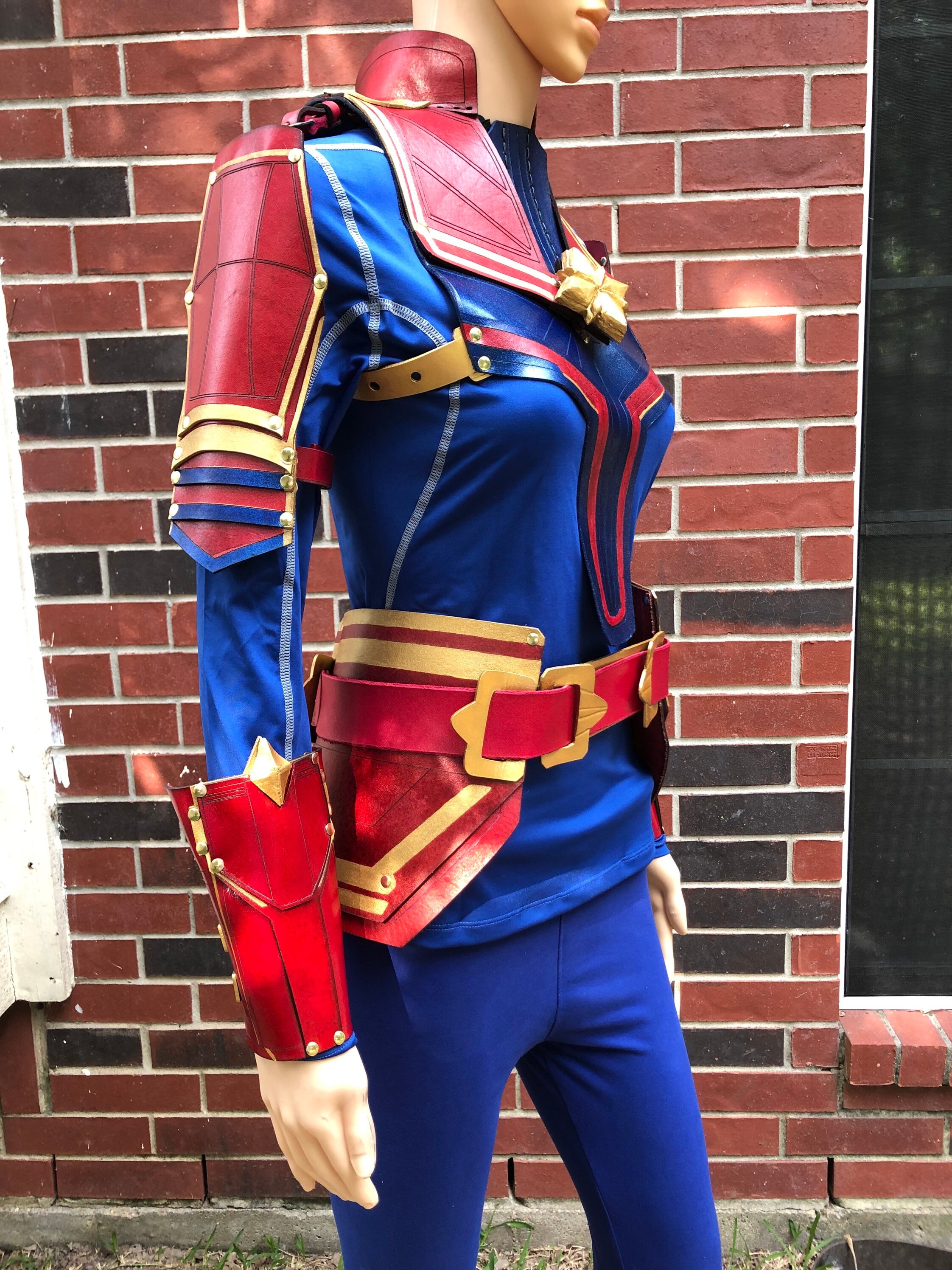 Cosplay Armor Comicon Superhero Leather Armor Set Leather - Etsy