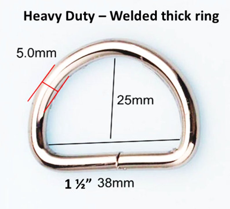 D-ring Hardware Leatherworking Hardware Welded D-rings - Etsy