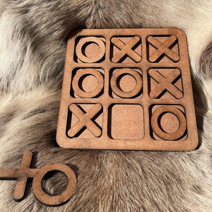 Table Top Tik-tak-toe Board Coffee Table Decor Coffee Table Board Game ...