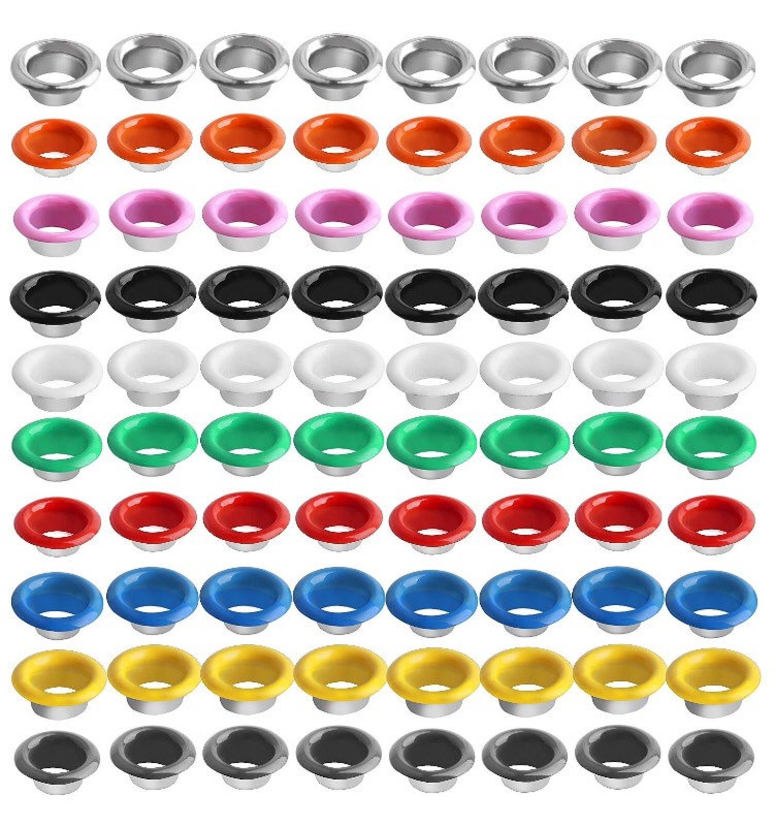 Colored Eyelets 50ct 3/16 Eyelets 5mm Eyelets for - Etsy