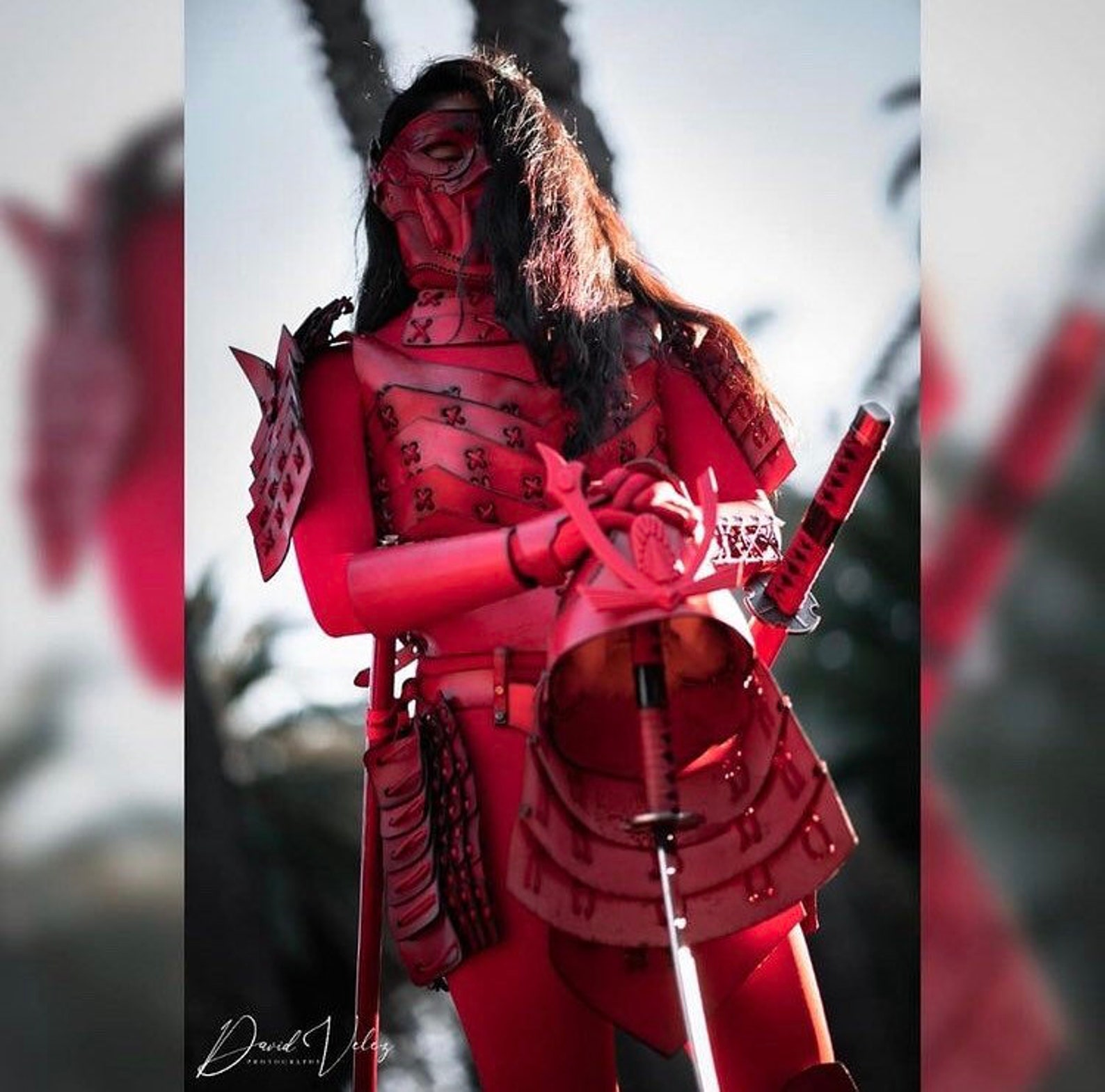 Female Samurai Armor Samurai Folding Armor - Etsy Canada