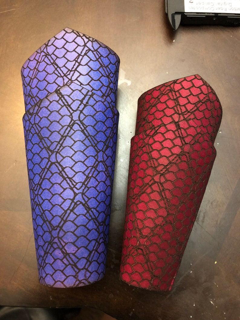 Dragonscale Bracers Multiple Colors Available Cosplay Arm - Etsy