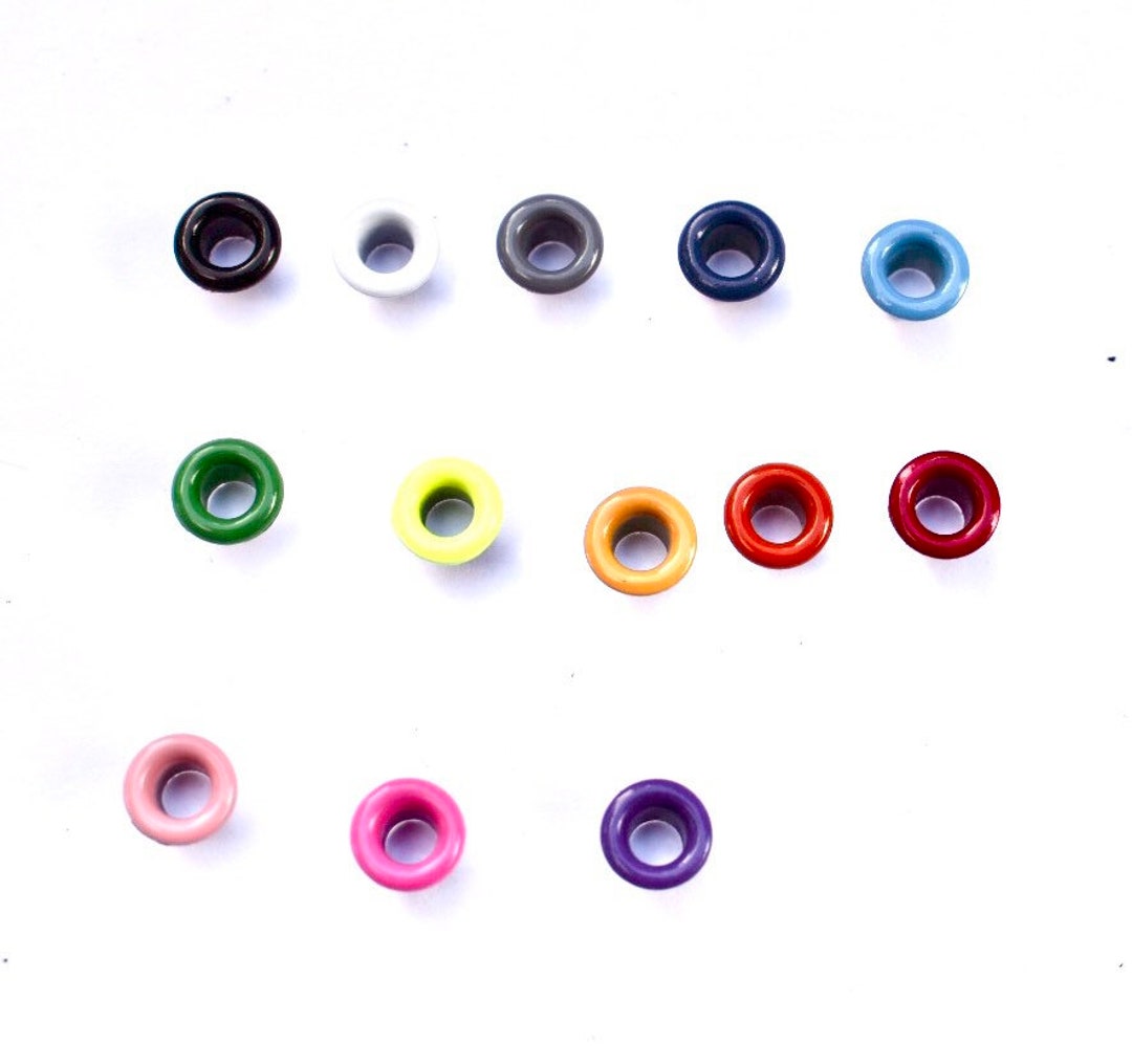 Metal & Colored Grommets 1mm 12mm Eyelets With Washers for Leather ...