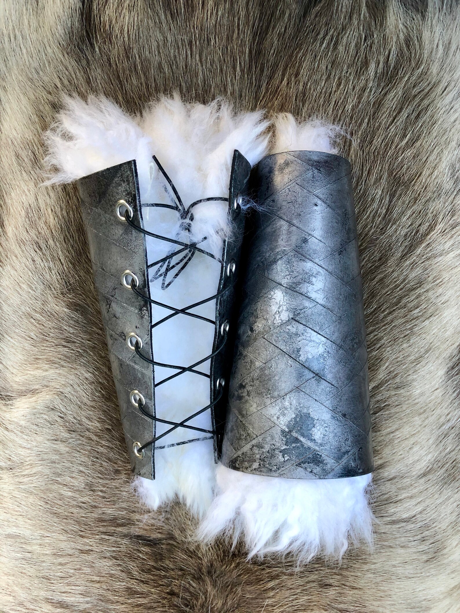 Leather Armor Bracers Cosplay Armor for Medieval Leather - Etsy