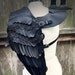 Raven Female Leather Armor Wing and Pauldron Leather Wing Armor 1 - Etsy UK