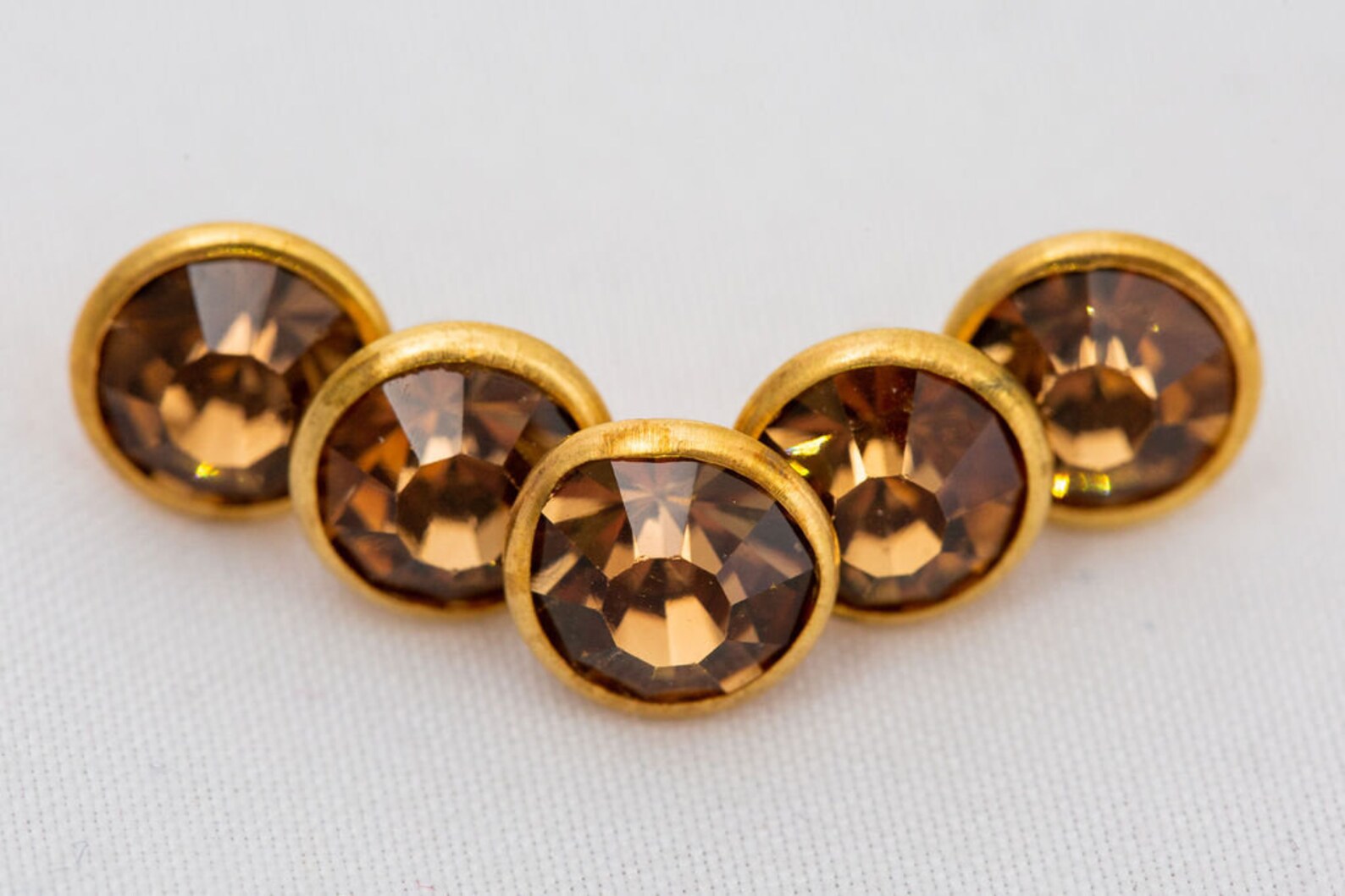 Glass Crystal Rivets 6mm Rhinestone Glass Rivets Gold Post - Etsy