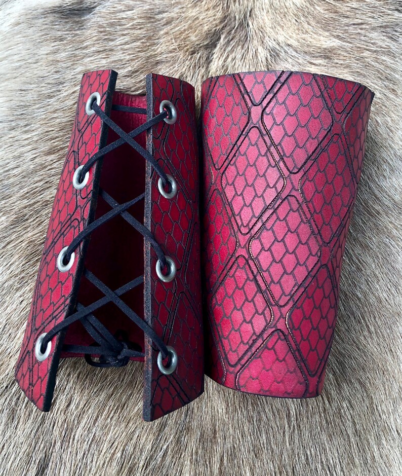 Dragonscale Bracers Multiple Colors Available Cosplay Arm - Etsy