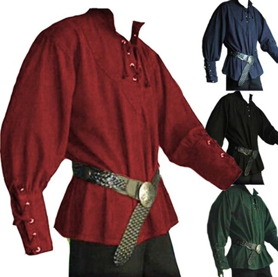 Medieval Tunic and Leather Belt XL Armor Lightweight Cotton - Etsy