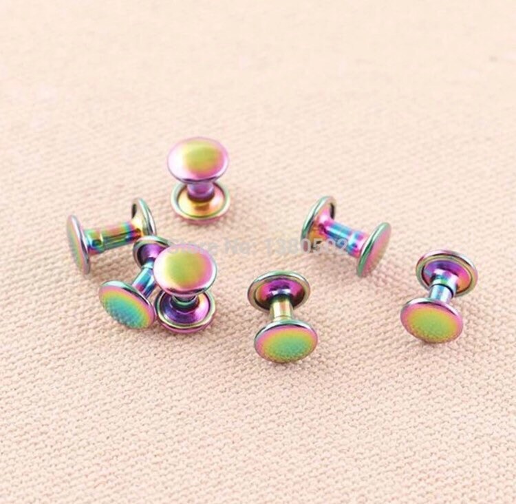 Rainbow Rivets Unicorn Rivets Anodized Metal Rivets Best - Etsy