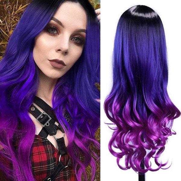Colorful Wig - Etsy