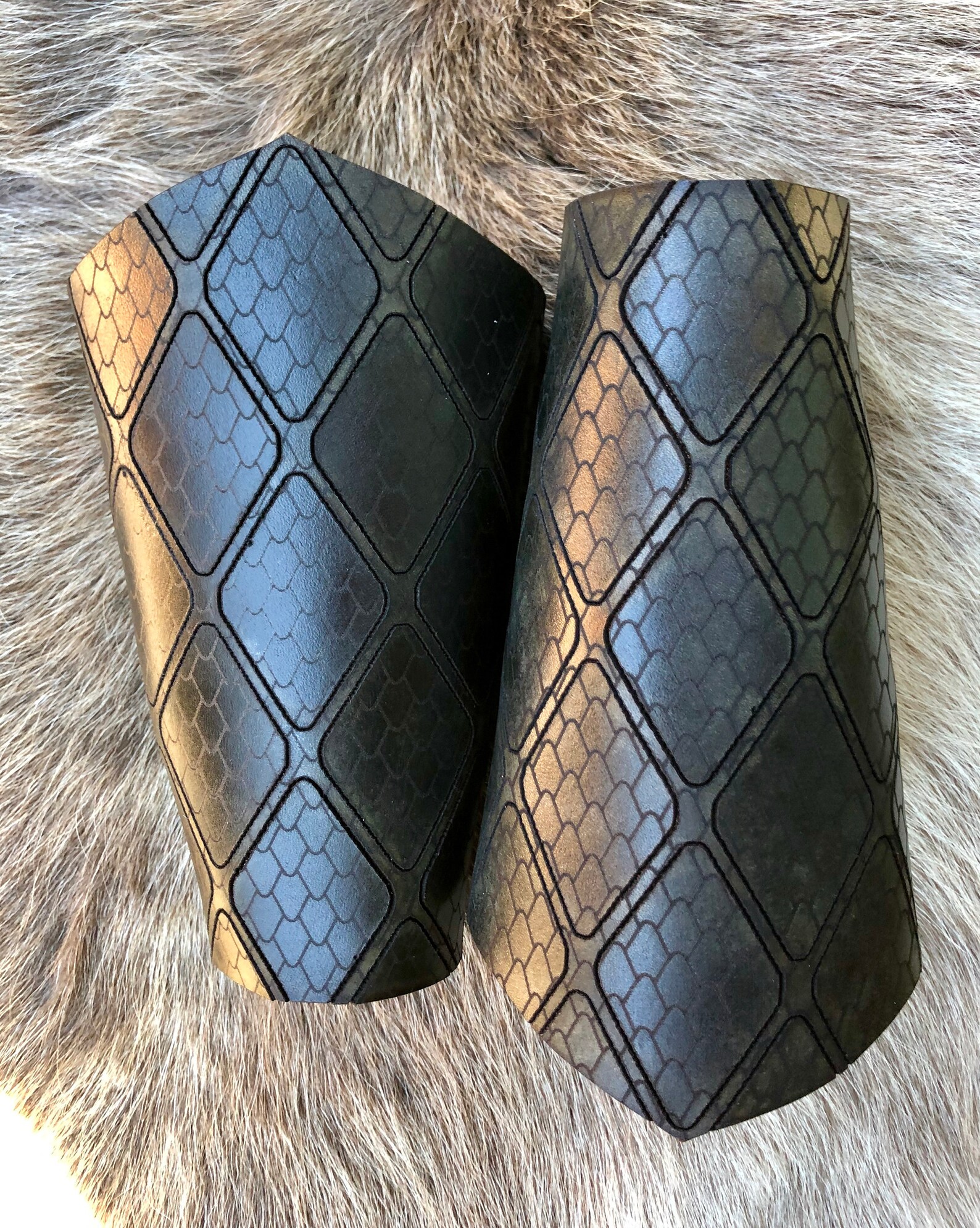 Dragonscale Bracers Multiple Colors Available Cosplay Arm - Etsy