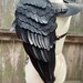 Raven Female Leather Armor Wing and Pauldron Leather Wing Armor 1 ...