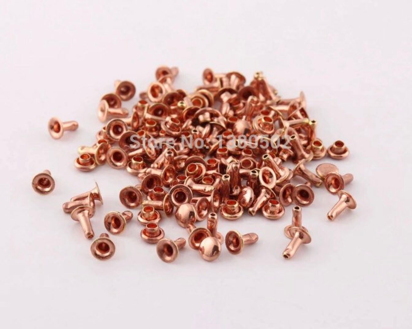 Rose Gold Rivets 50ct Cap Rivets Stud Fasteners Small - Etsy