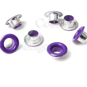 Colored Eyelets 50ct 3/16 Eyelets 5mm Eyelets for Leather, Clothing ...