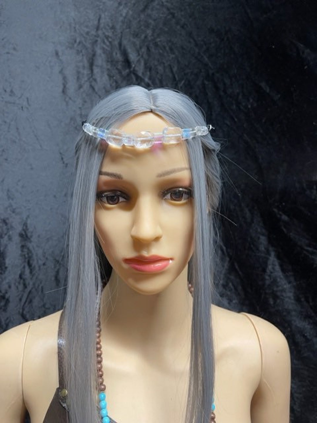 Gypsy Tiara With Crystal Beading Great for Weddings and - Etsy