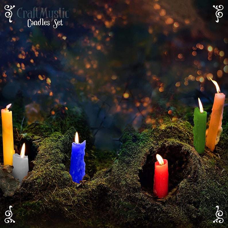 Spell Candles by Color Witchcraft Candles Spell Candles - Etsy