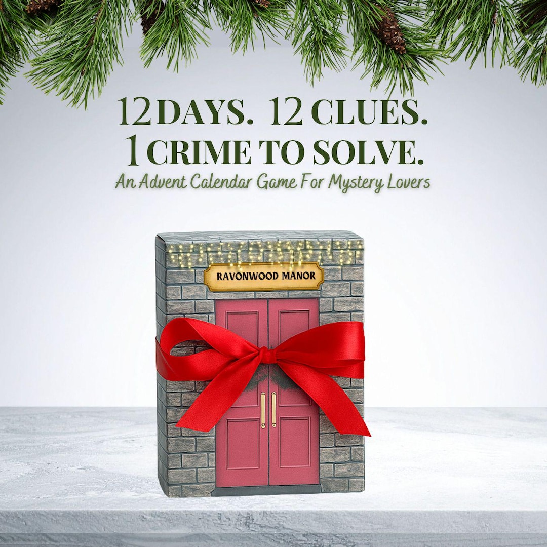True Crime Fans, Mystery Advent Calendar: 12 Days of Deception Game - Etsy