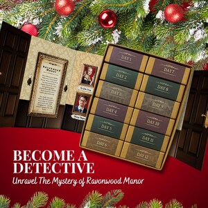 True Crime Fans, Mystery Advent Calendar: 12 Days of Deception Game - Etsy