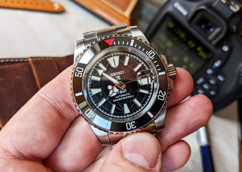 Seiko Submariner Mod Submariner Mod Seiko Homage Seiko NH35 - Etsy UK