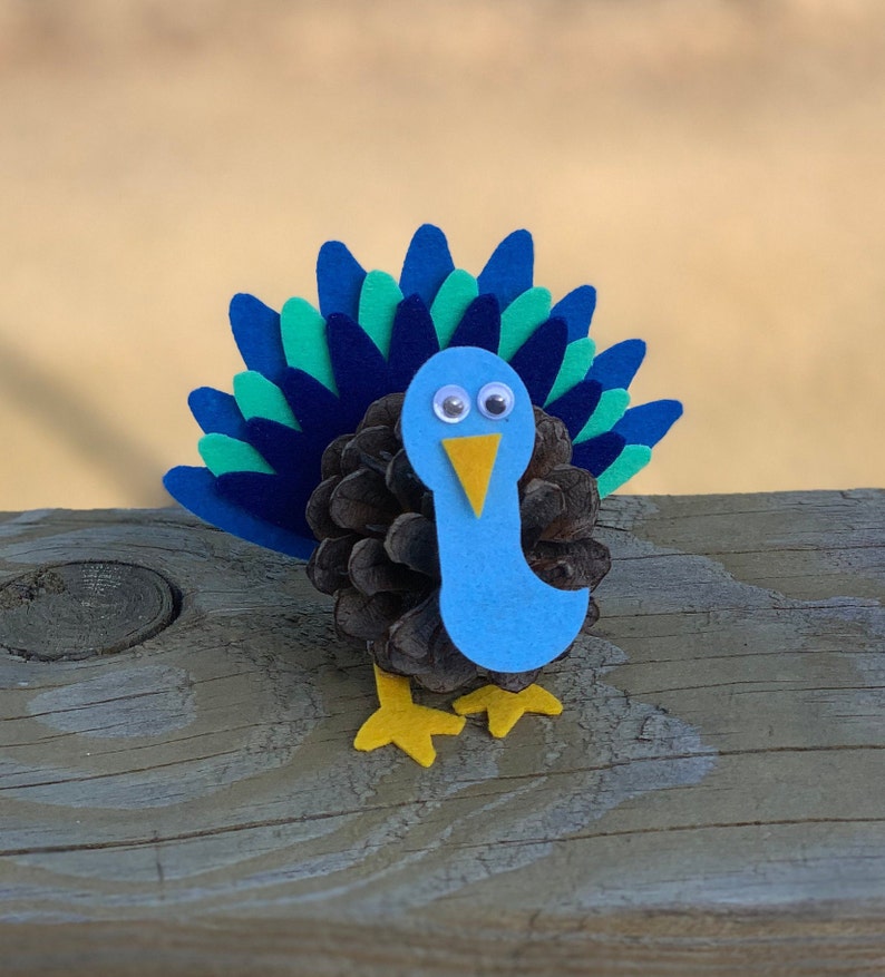 Digital PDF Pattern ** Pine Cone Craft Kits for Kids. Blizzard the ...