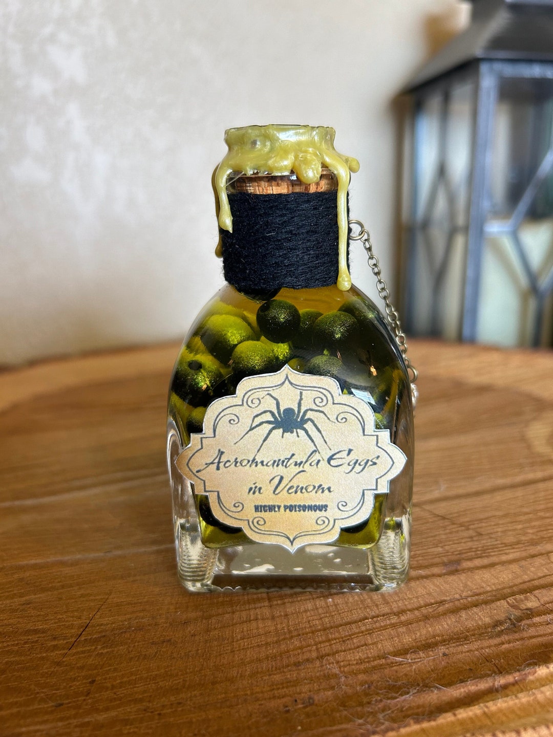 Acromantula Eggs in Venom Potion Bottle Bookshelf Decor Harry Potter ...