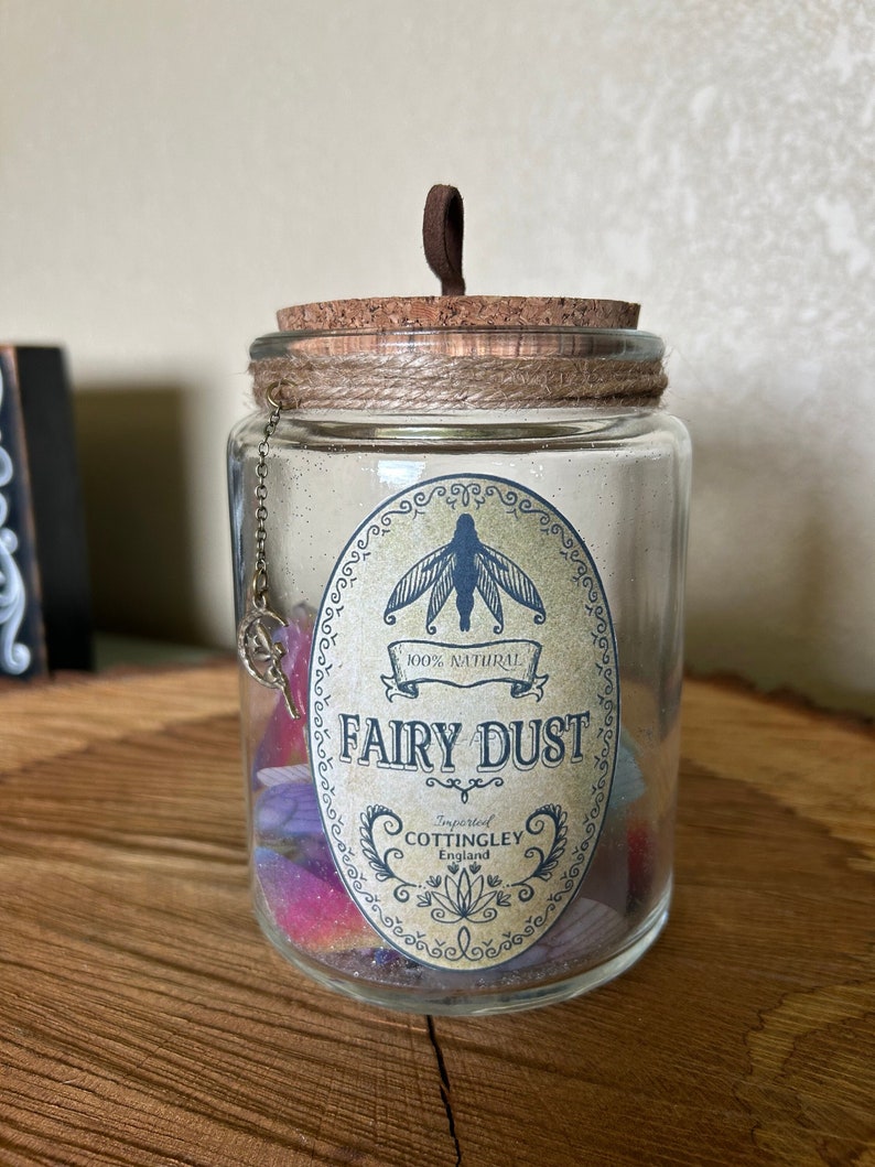 Fairy Dust Potion Bottle Potion Ingredient Harry Potter Bookshelf Decor Halloween Decor Fairy - Etsy