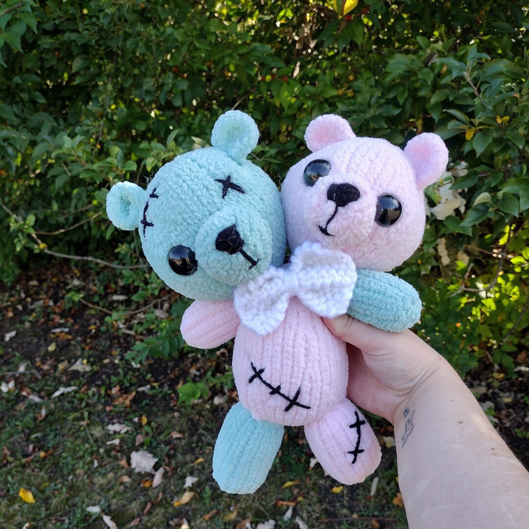 Two Headed Bear Plush - Etsy