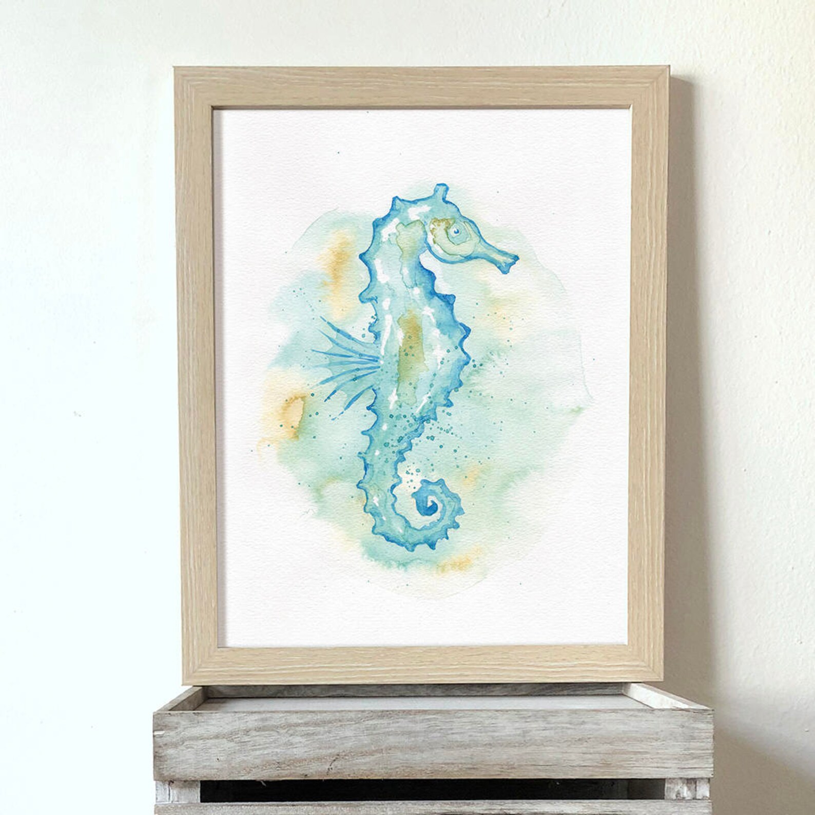 Printable Wall Art - 4 Piece Coastal Sea Life Set - Etsy