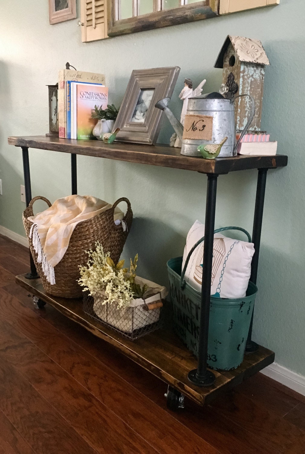 Industrial Console Table - Etsy