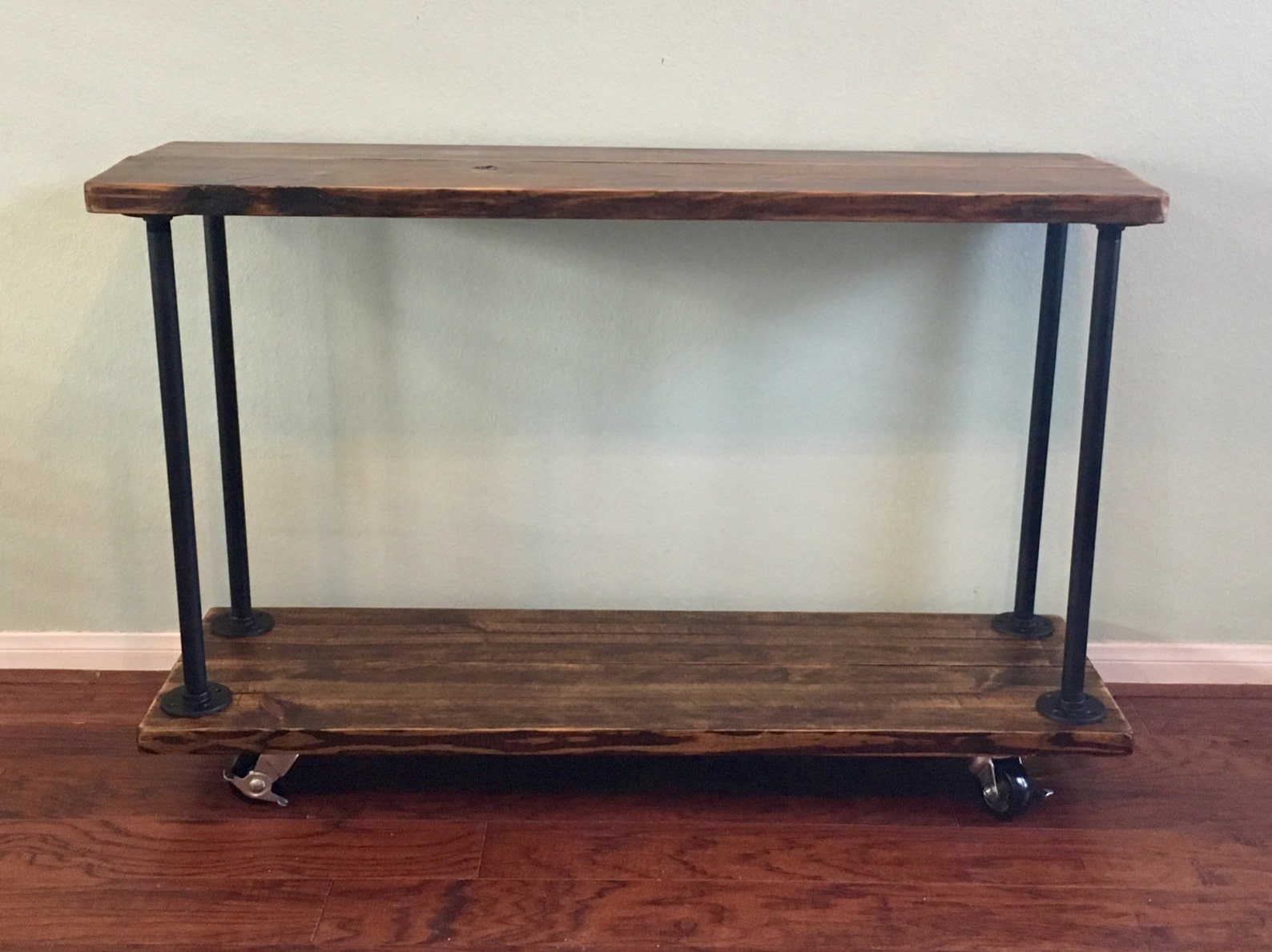 Industrial Console Table - Etsy