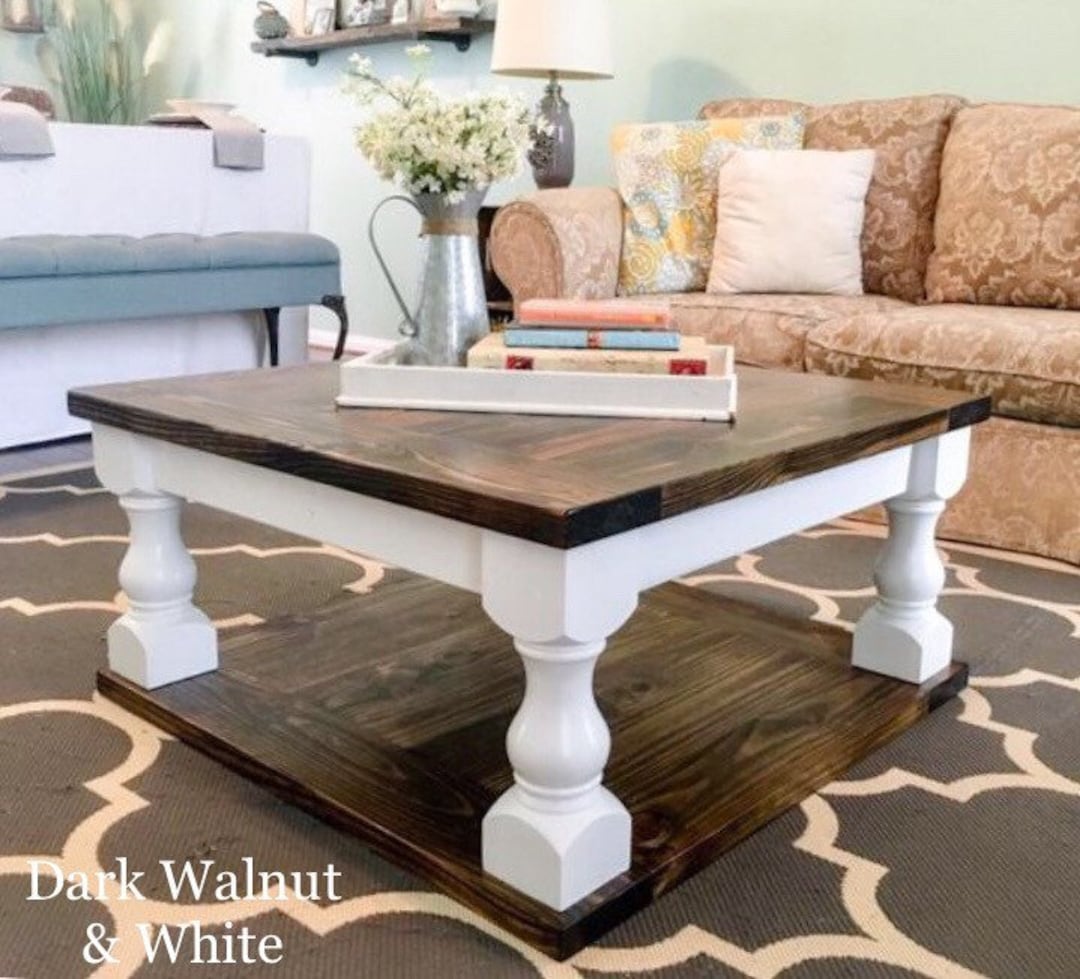 Rustic Coffee Table - No Bun Feet - Etsy
