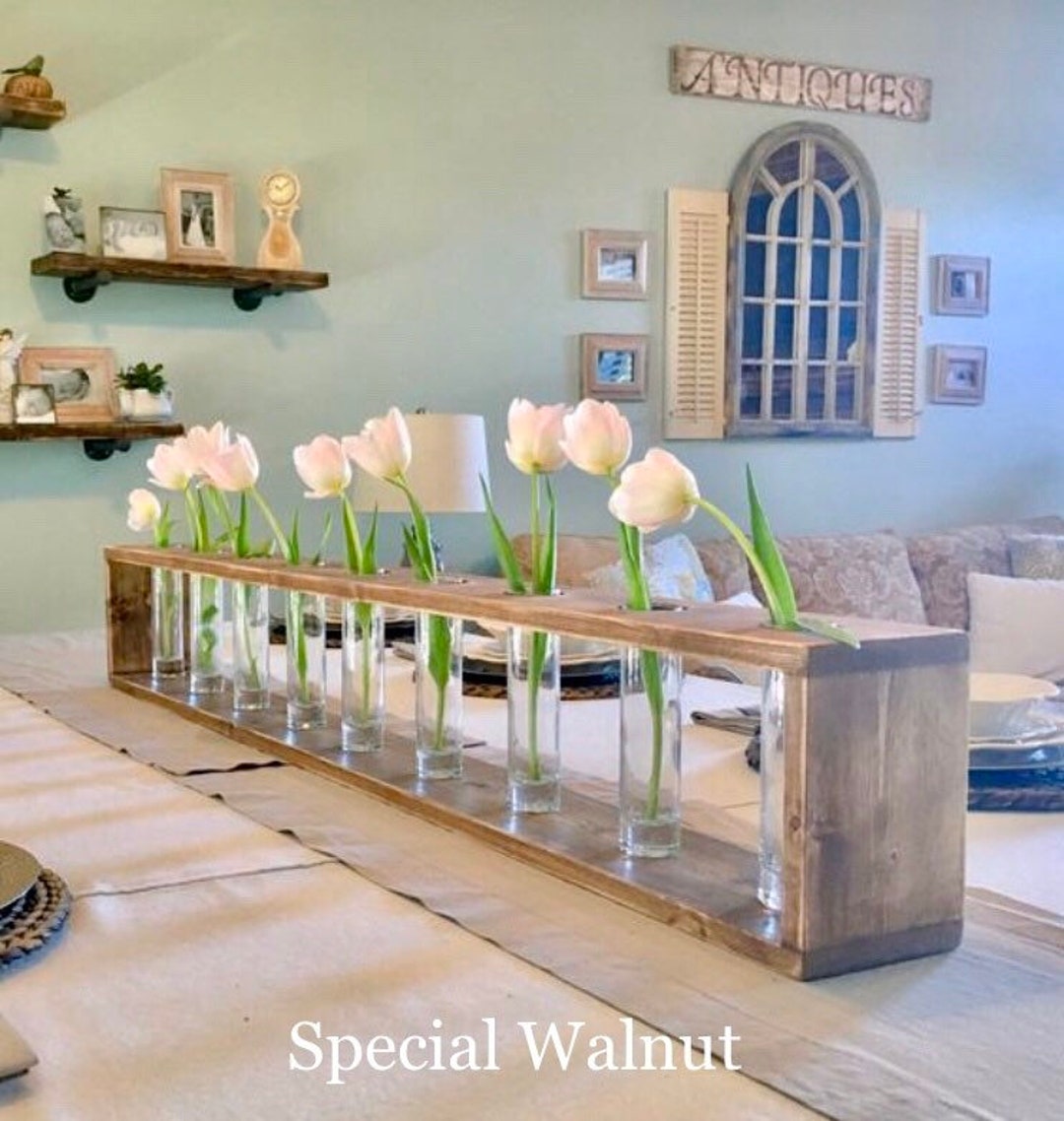 Farmhouse Centerpience/farmhouse Vase/ Table Runner - Etsy