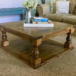 Rustic Coffee Table - No Bun Feet - Etsy