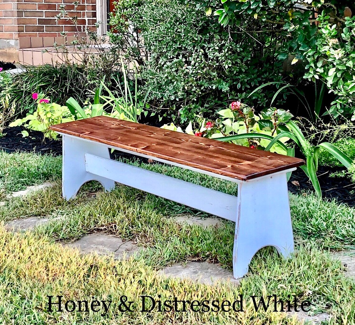 Large Childrens Bench With Half Moon Legs - Etsy