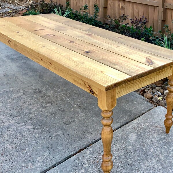 Farmhouse Dining Table - Etsy