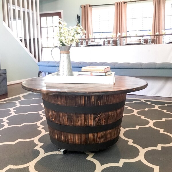 Barrel Table - Etsy