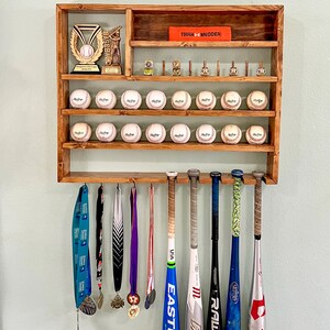 Baseball, Ring, Medal and Small Trophy Display/shelf - Etsy