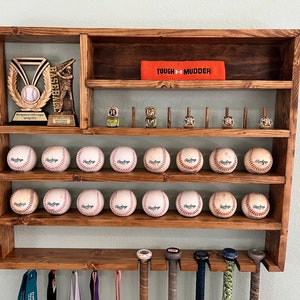 Baseball, Ring, Medal and Small Trophy Display/shelf - Etsy